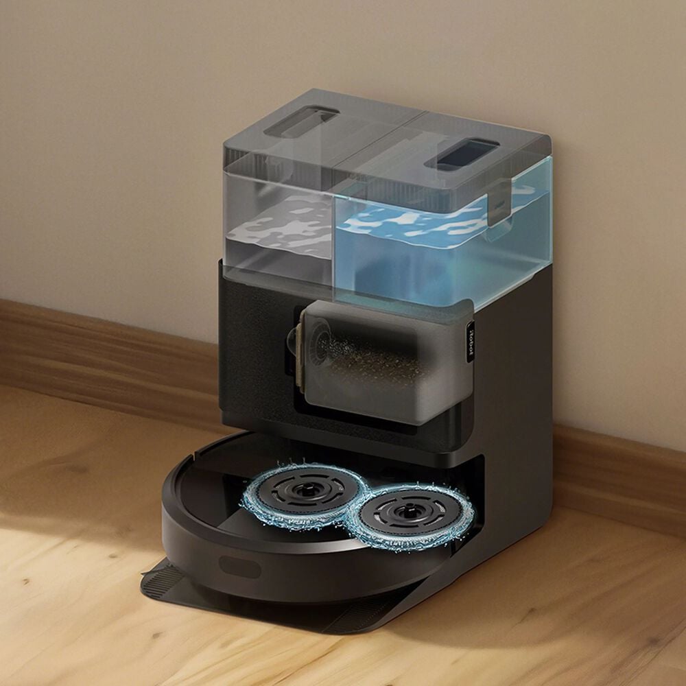 Roomba® Plus 405 Combo-Roboter + AutoWash™ Dock – Schwarz
